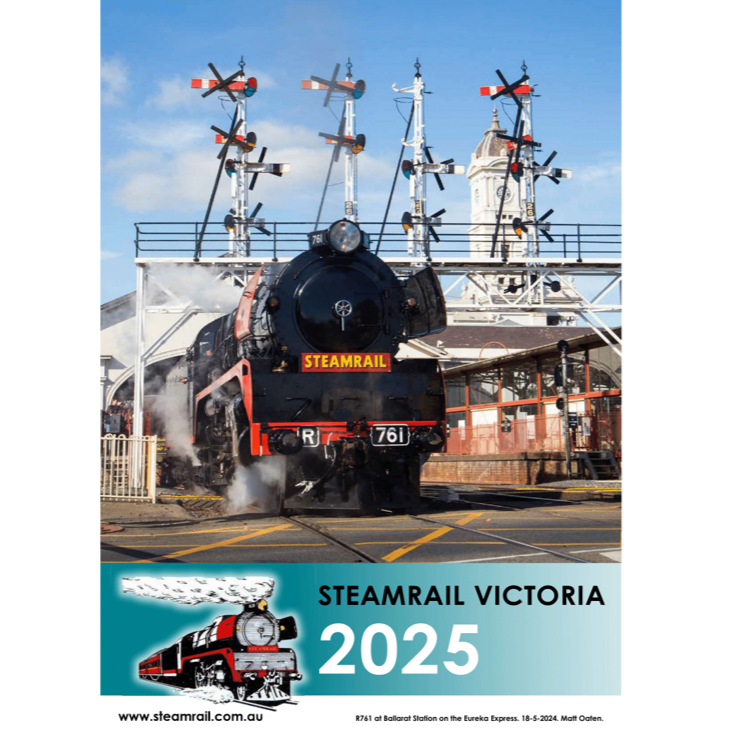 2025 Steamrail Calendar | Steamrail Victoria
